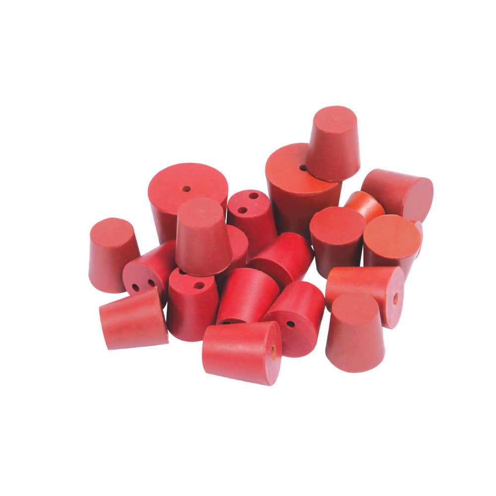 Rubber Stopper - Two Hole - 20mm – Delta Educational Supplies Limited